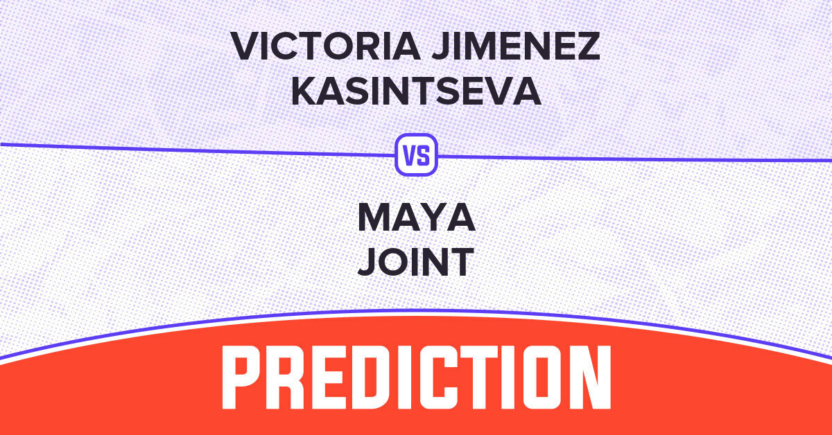 Victoria Jimenez Kasintseva vs Maya Joint Prediction - US Open 2025