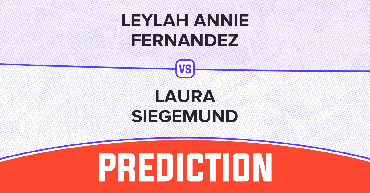 Leylah Annie Fernandez vs Laura Siegemund Prediction - Wimbledon 2025