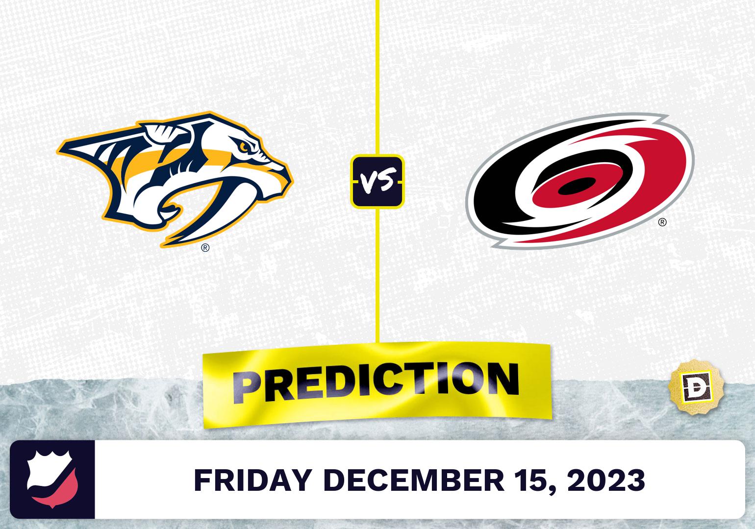 Nashville Predators vs. Carolina Hurricanes Prediction, Odds, Picks for ...