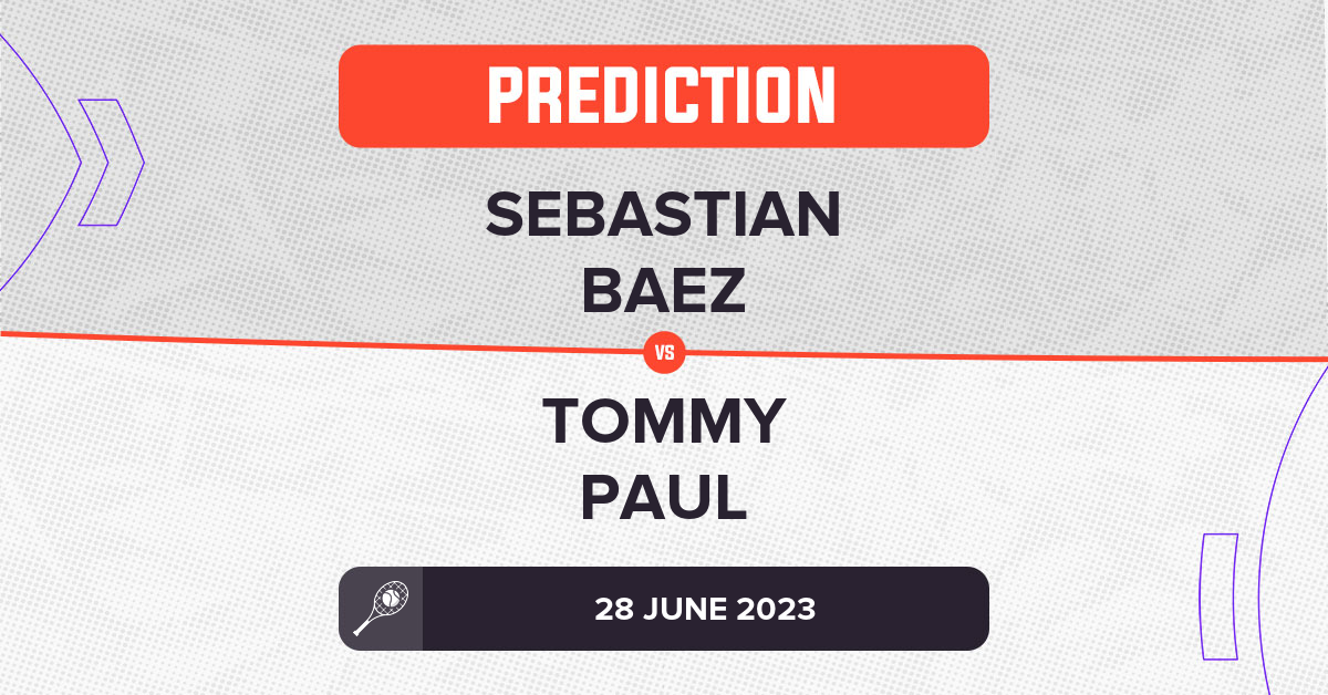 Sebastian Baez vs Tommy Paul Prediction - ATP Eastbourne 2023