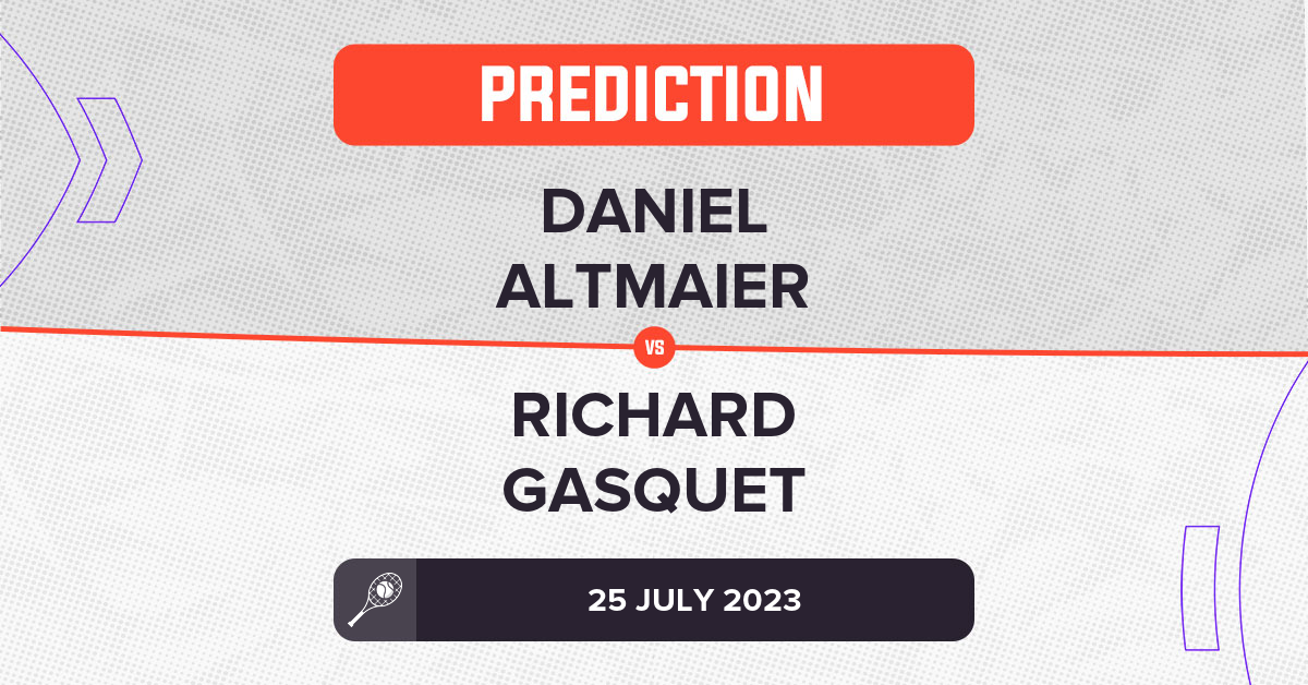 Daniel Altmaier vs Richard Gasquet Prediction - Hamburg Open 2023
