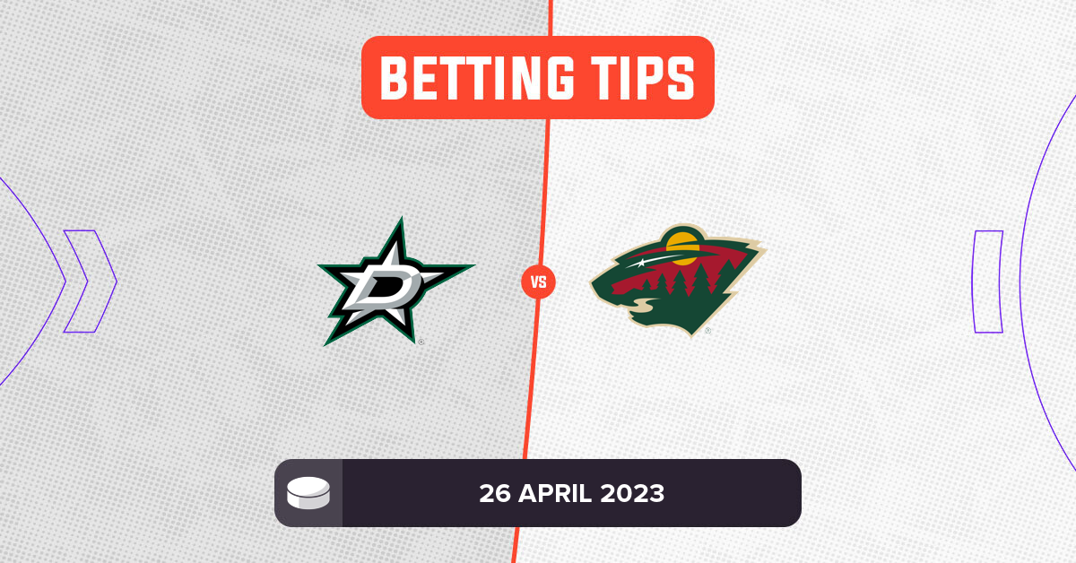 Stars vs Wild Prediction and NHL Betting Tips - 26 April 2023