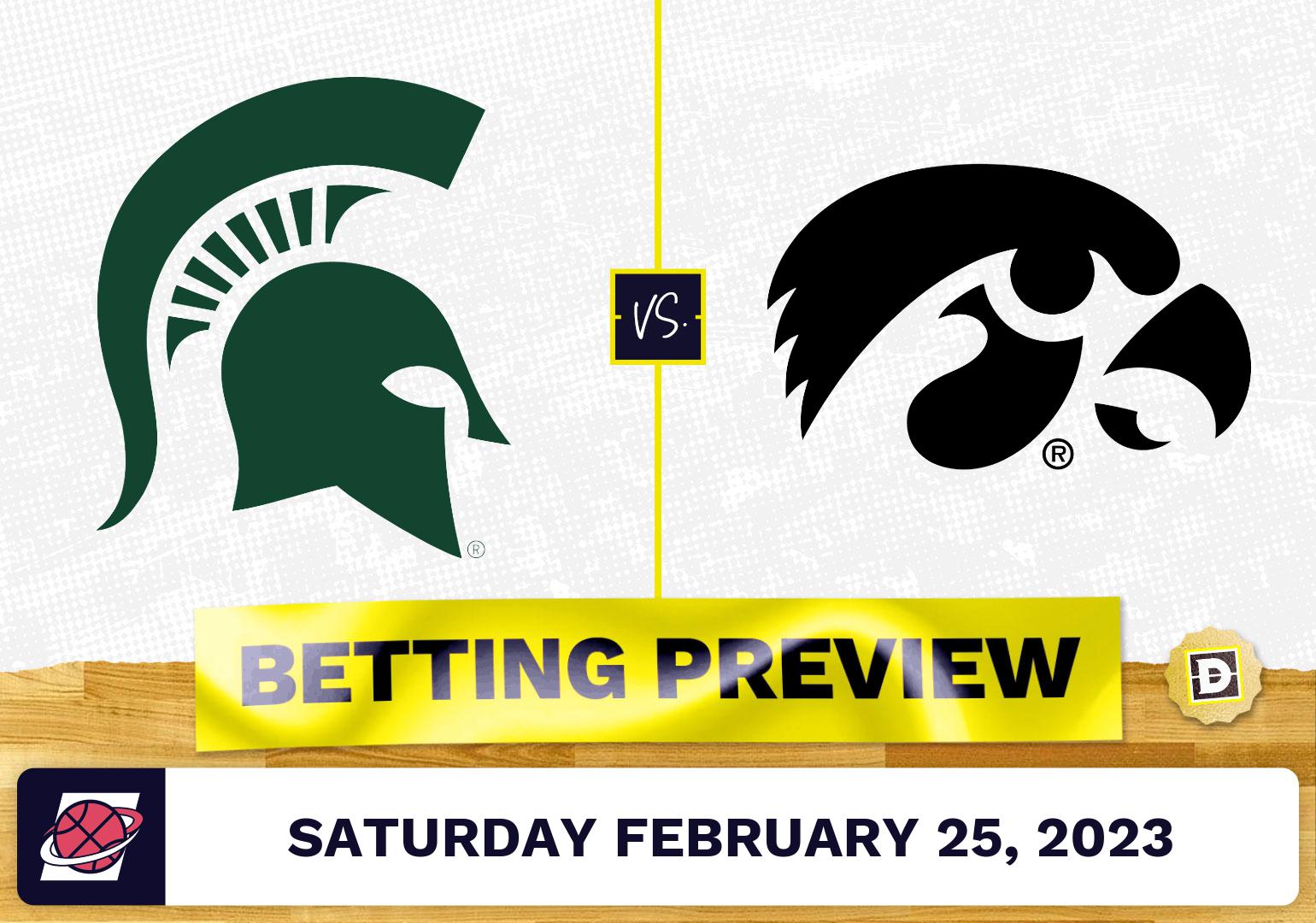 Michigan State vs. Iowa CBB Prediction and Odds - Feb 25, 2023