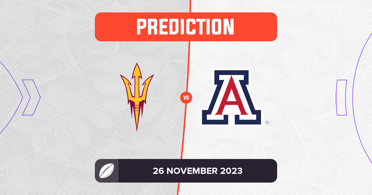 Arizona State vs Arizona Prediction and Tips - 26 November 2023