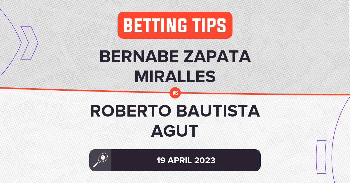 Bernabe Zapata Miralles vs Roberto Bautista Agut Prediction - ATP ...