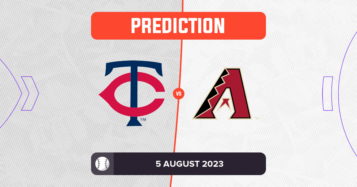 Twins vs Diamondbacks Prediction and MLB Tips - 5 August 2023