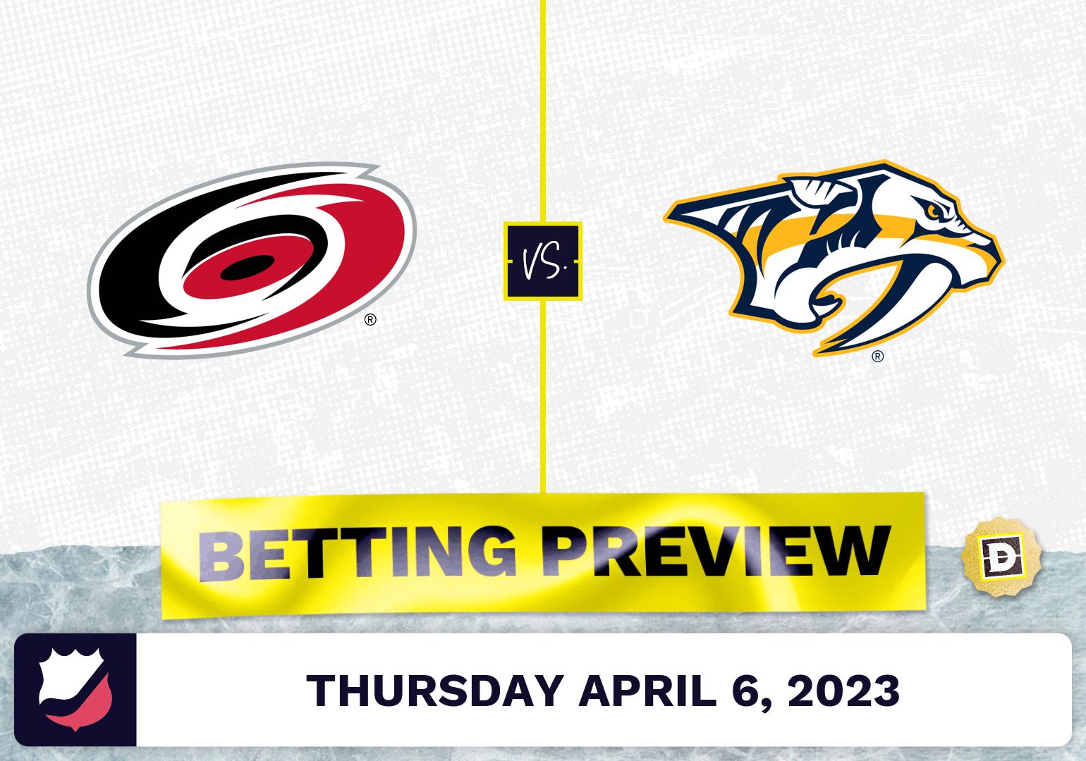 Hurricanes vs. Predators Prediction and Odds - Apr 6, 2023