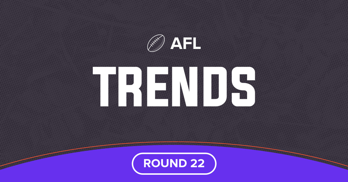 AFL Betting Trends, Players and Odds to Watch - Round 22, 2023