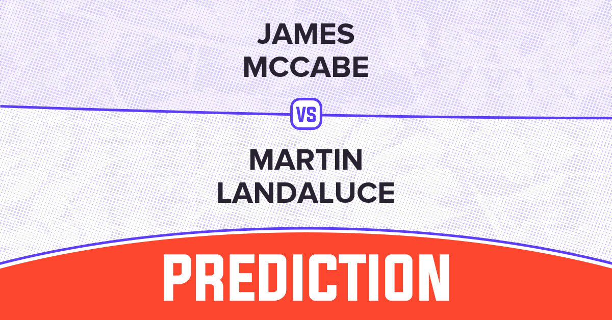 James McCabe vs Martin Landaluce Prediction - Australian Open 2025