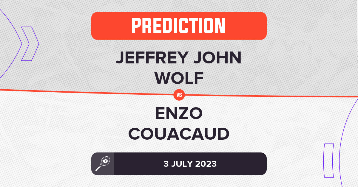 Jeffrey John Wolf vs Enzo Couacaud Prediction - Wimbledon 2023