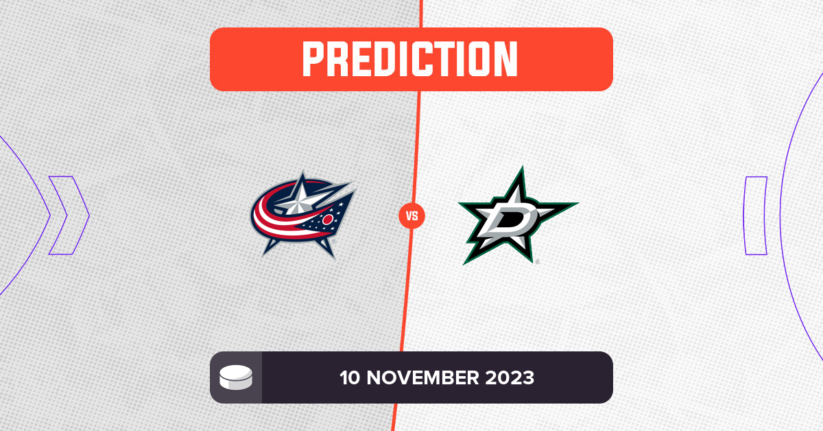 Blue Jackets vs Stars Prediction and NHL Tips - 10 November 2023