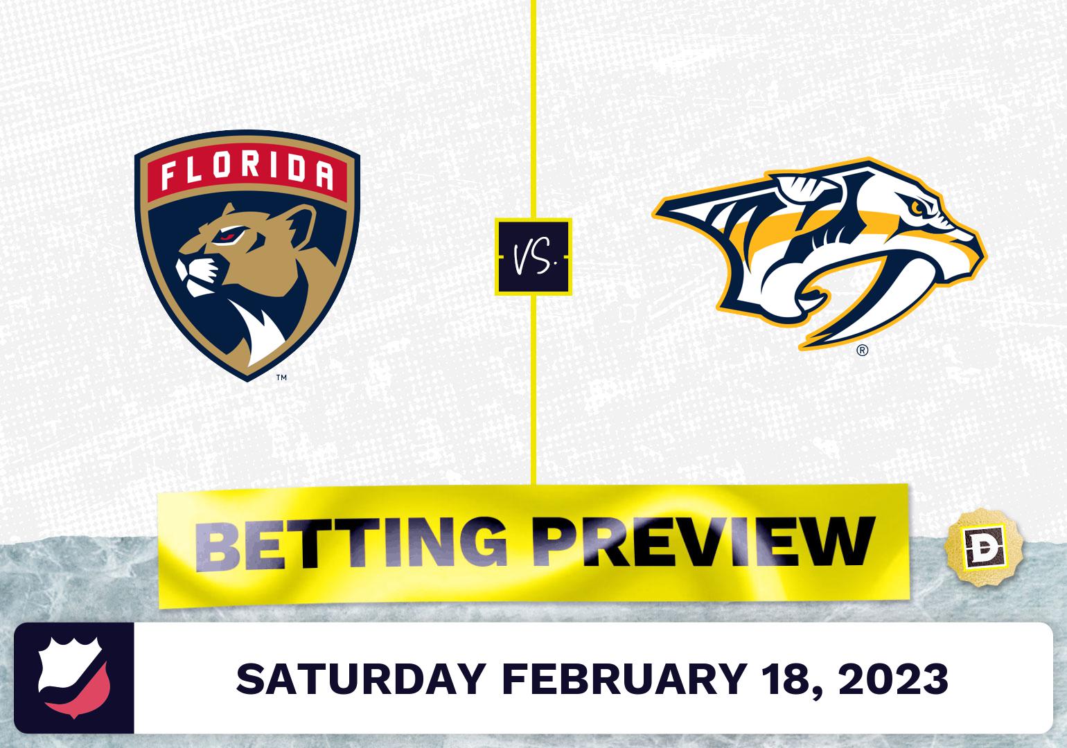 Panthers vs. Predators Prediction and Odds - Feb 18, 2023