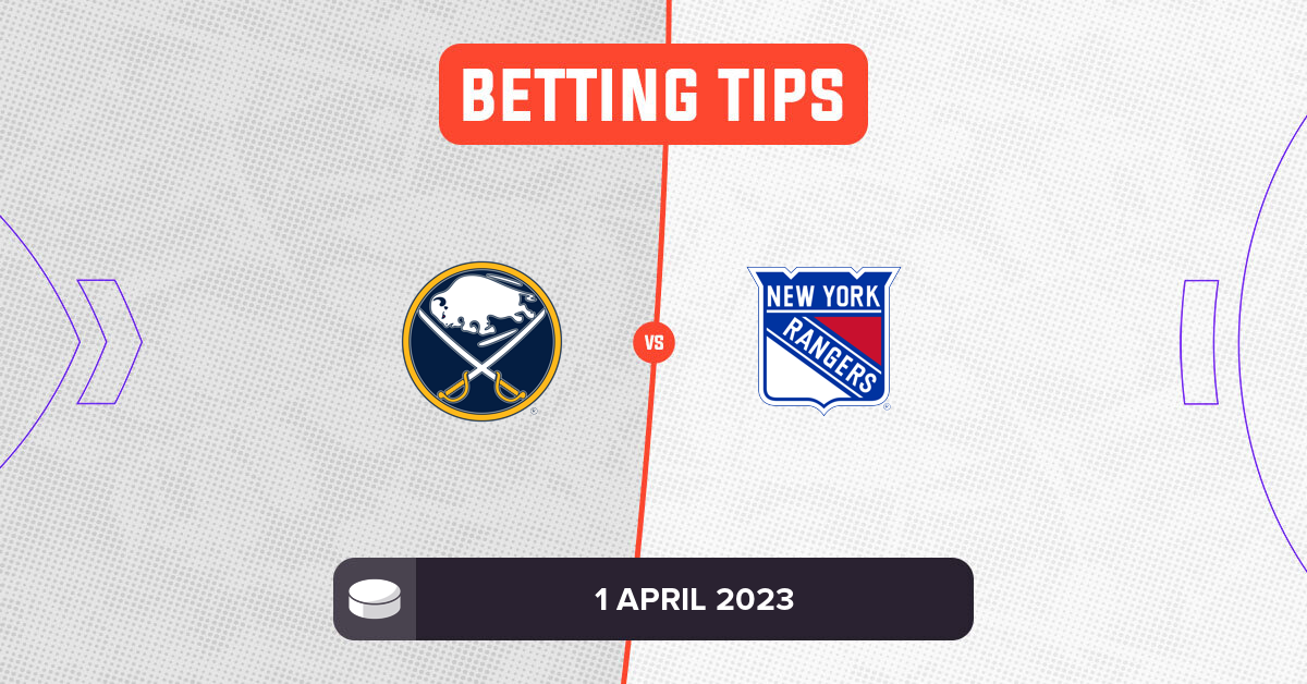 Sabres vs Rangers Prediction and NHL Betting Tips - 1 April 2023