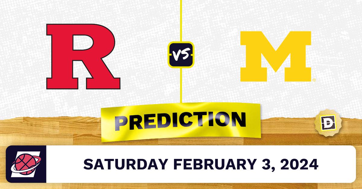 Rutgers vs. Michigan Prediction, Odds, College Basketball Picks [2/3/2024]