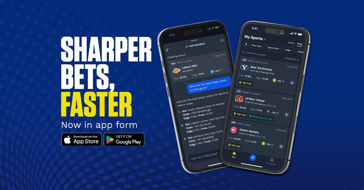 The Dimers App is officially here: Sharper bets, faster insights