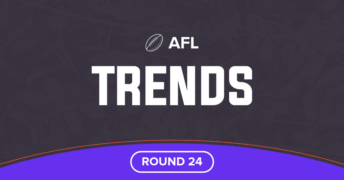 AFL Betting Trends, Players and Odds to Watch - Round 24, 2023