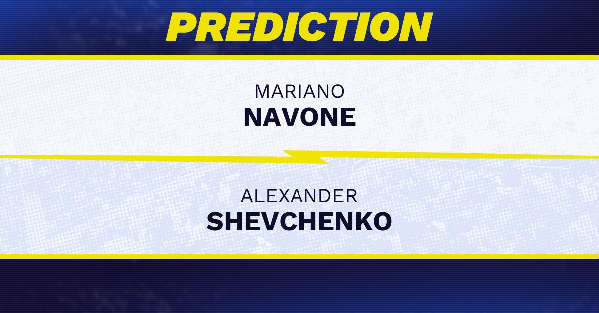 Mariano Navone vs. Alexander Shevchenko Prediction, Odds, Picks for ATP ...
