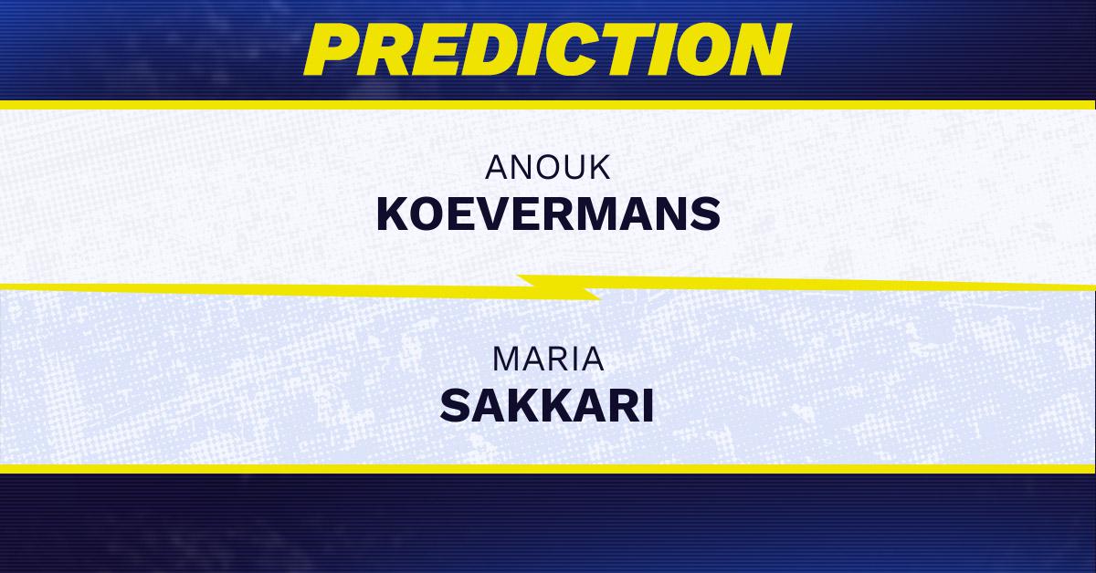 Anouk Koevermans vs. Maria Sakkari Prediction, Odds, Picks for WTA ...