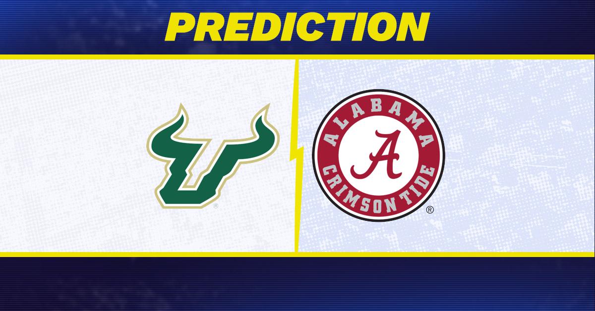 USF vs. Alabama prediction: Why Alabama is favored to win men's college ...