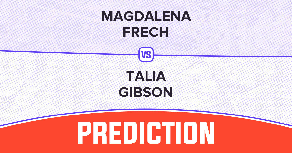Magdalena Frech vs Talia Gibson Prediction - US Open 2025