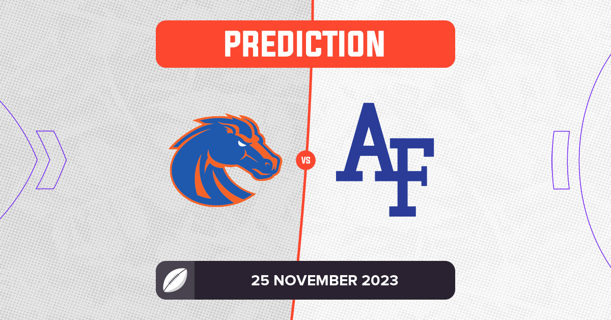 Boise State vs Air Force Prediction and Tips - 25 November 2023