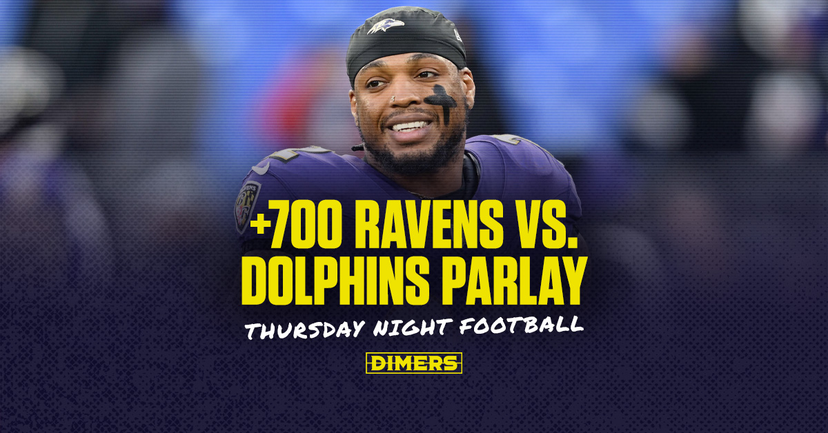 Parlay these Ravens vs. Dolphins player props at +700 odds for Thursday ...