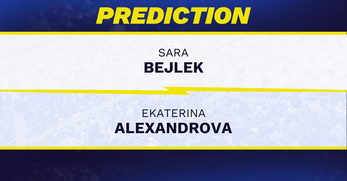 Sara Bejlek vs. Ekaterina Alexandrova prediction, odds, picks for WTA ...