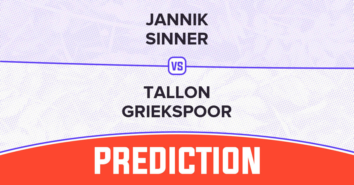Jannik Sinner vs Tallon Griekspoor Prediction - ATP Terra Wortmann Open ...