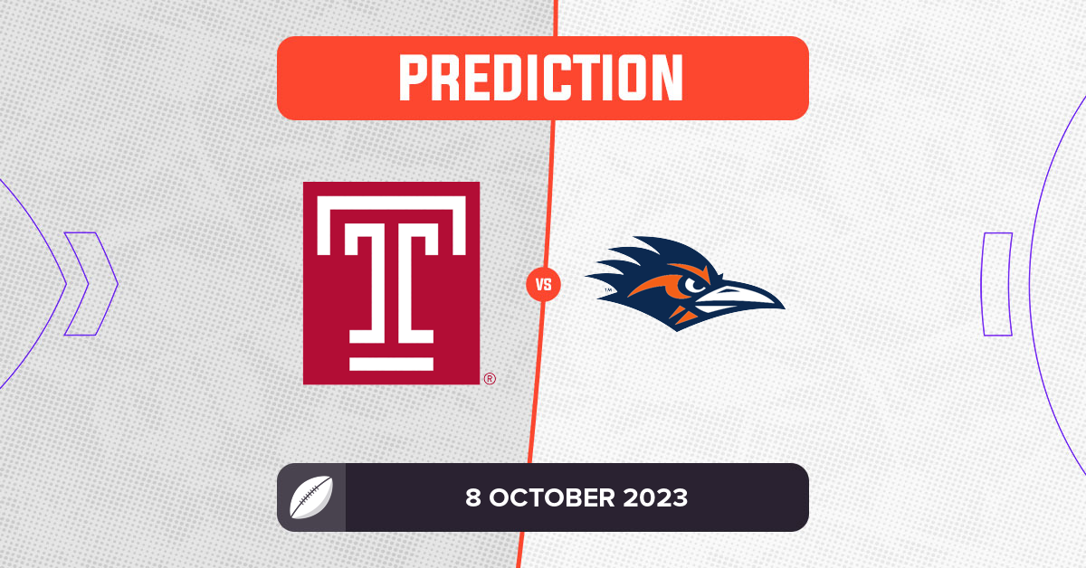 Temple vs UTSA Prediction and Tips - 8 October 2023