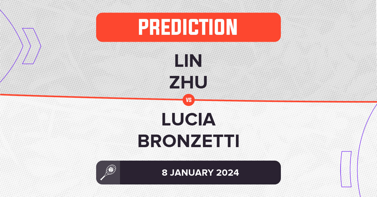 Lin Zhu vs Lucia Bronzetti Prediction - WTA Hobart 2024